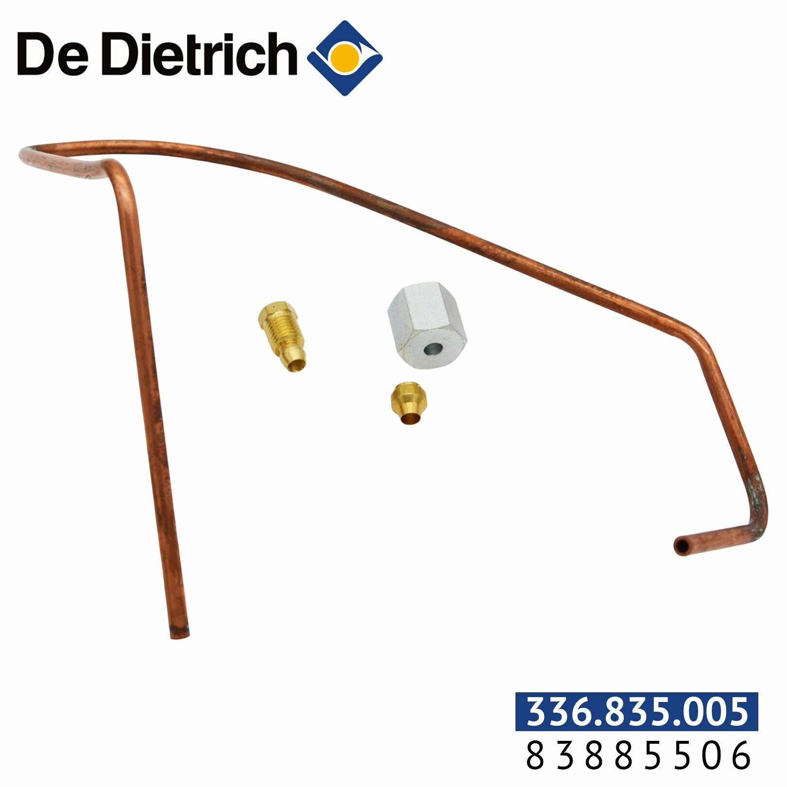 Трубка подачи газа De Dietrich 83885506 для запальной горелки
