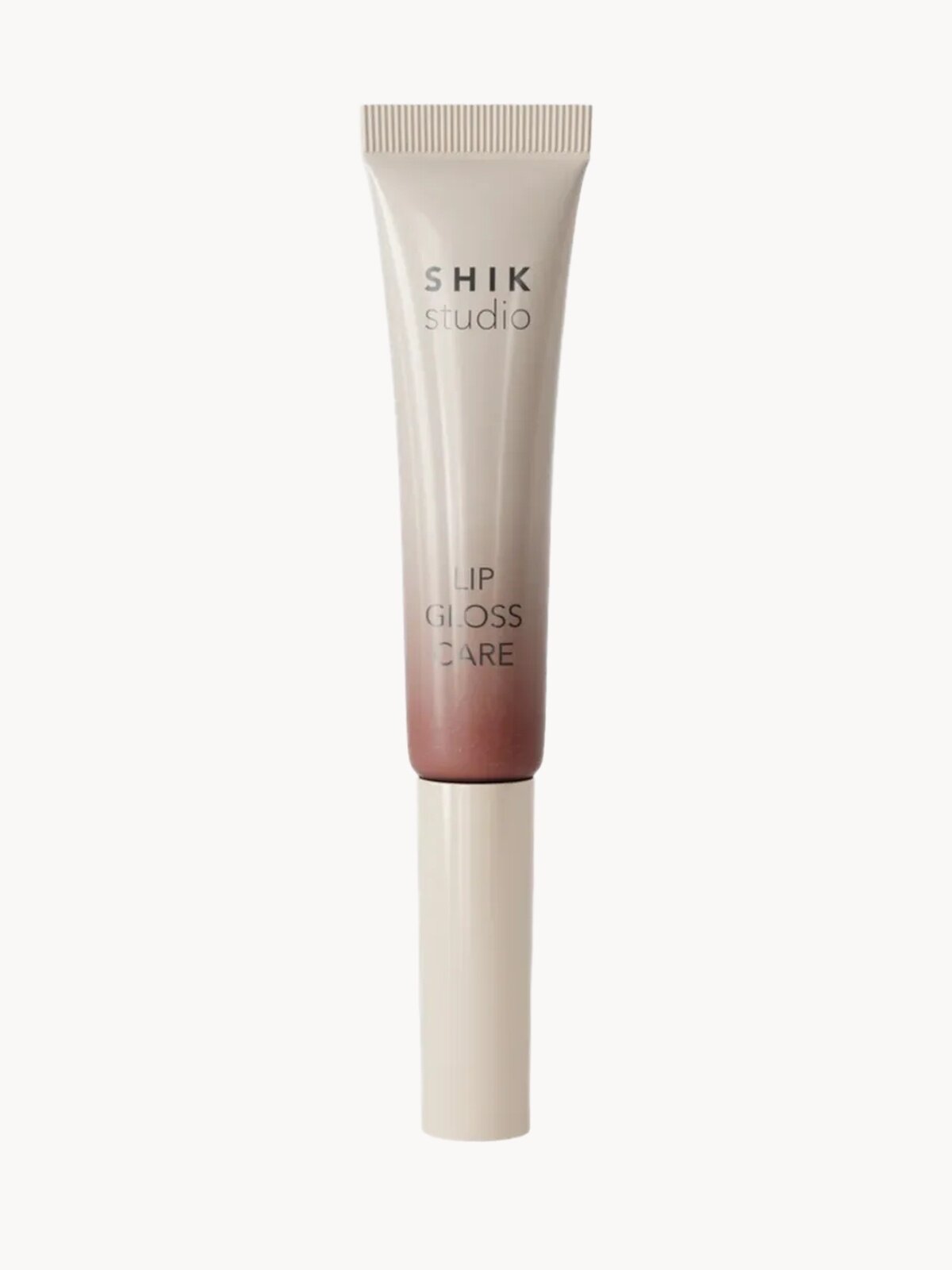Блеск для губ SHIKstudio LIP GLOSS CARE ухаживающий, увлажняющий, оттенок 103 COOL BEIGE нейтральный коричневый