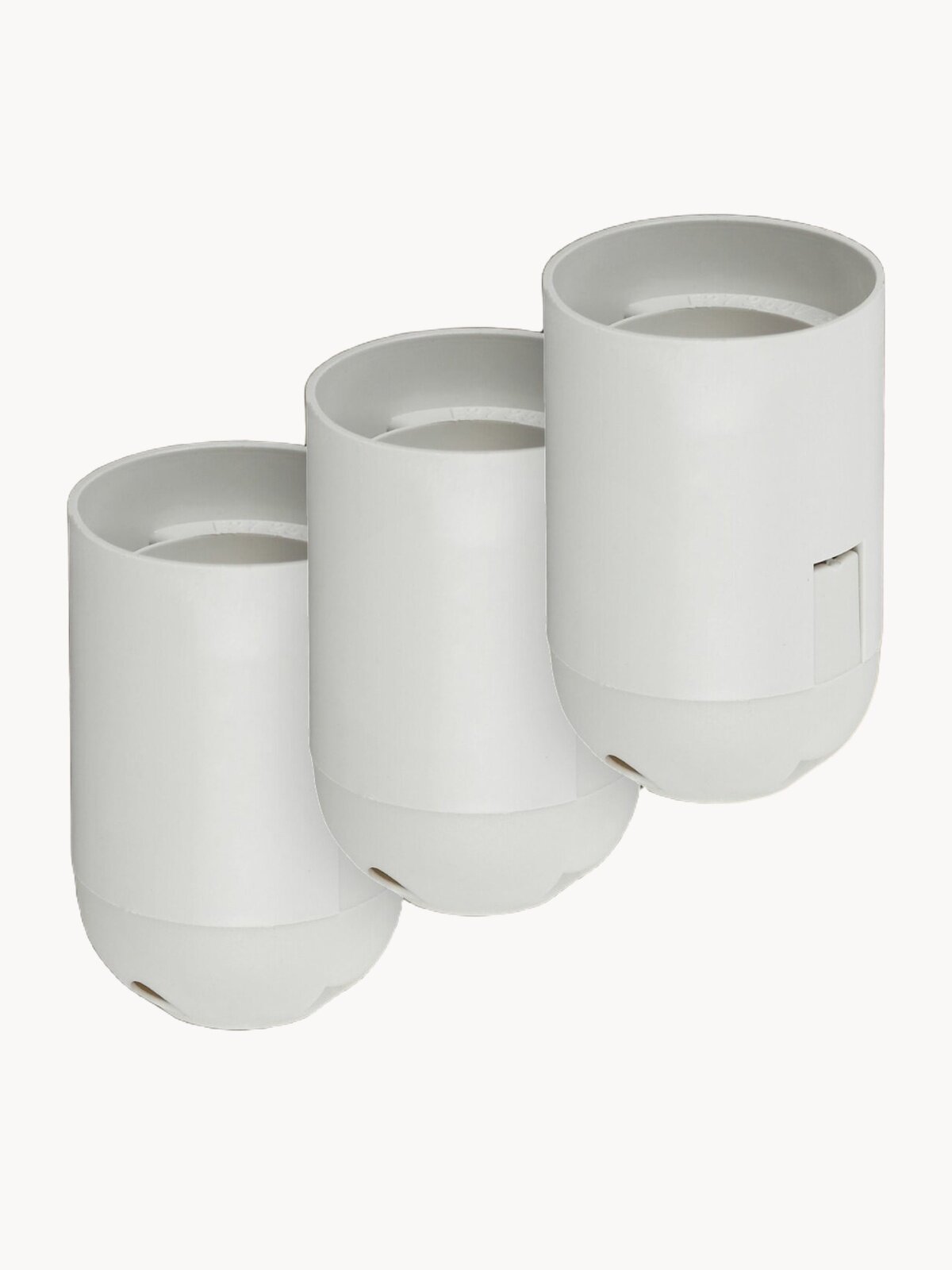 Патрон для лампы Е27 ЭРА подвесной белый, набор 3 штуки