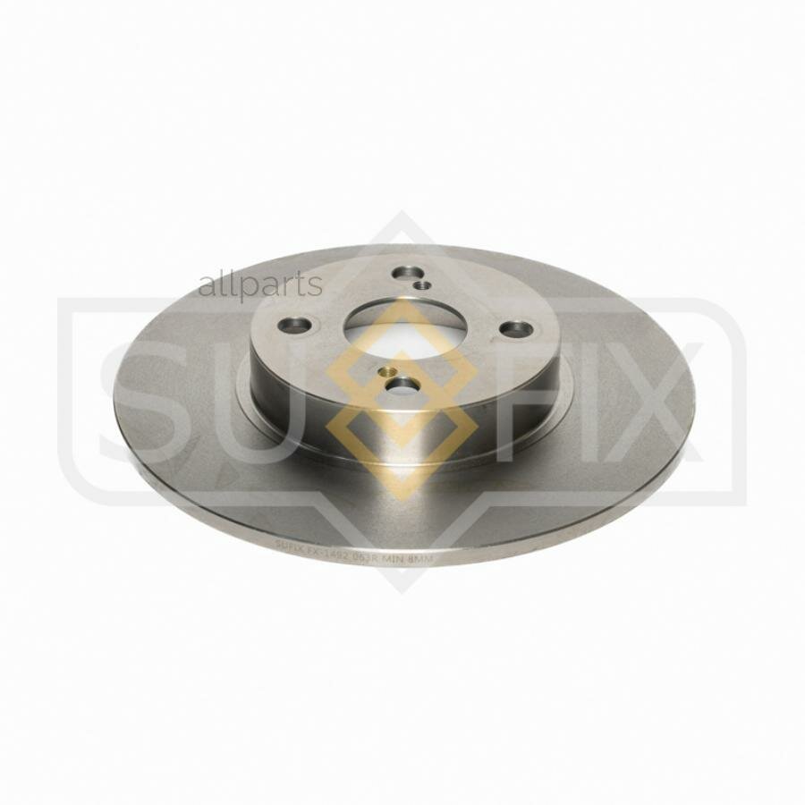SUFIX FX1492 Диск тормозной невентилируемый (266x9) | зад прав/лев |