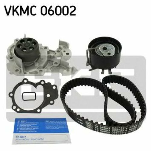 Комплект (ремень + ролик + водяной насос) SKF VKMC06002