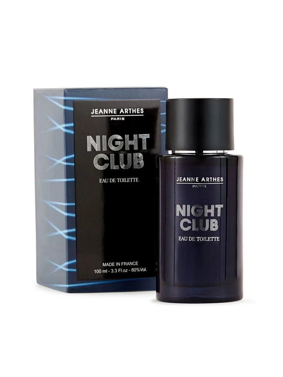 Jeanne Arthes Туалетная вода Night Club мужская, 100 мл