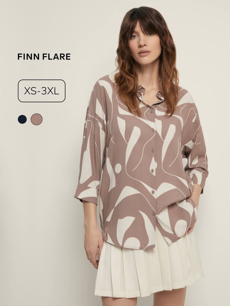 Блуза с принтом