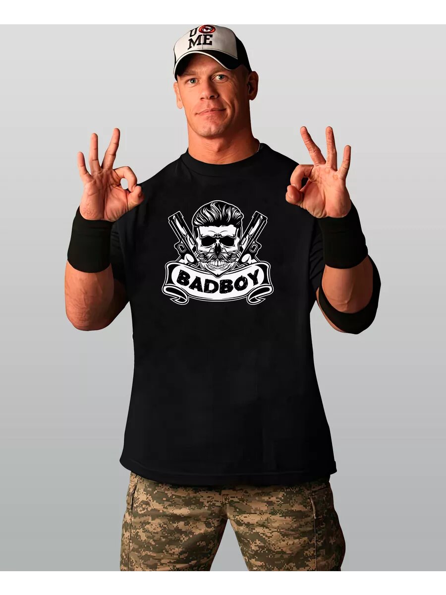 Футболка с надписью bad boy плохой