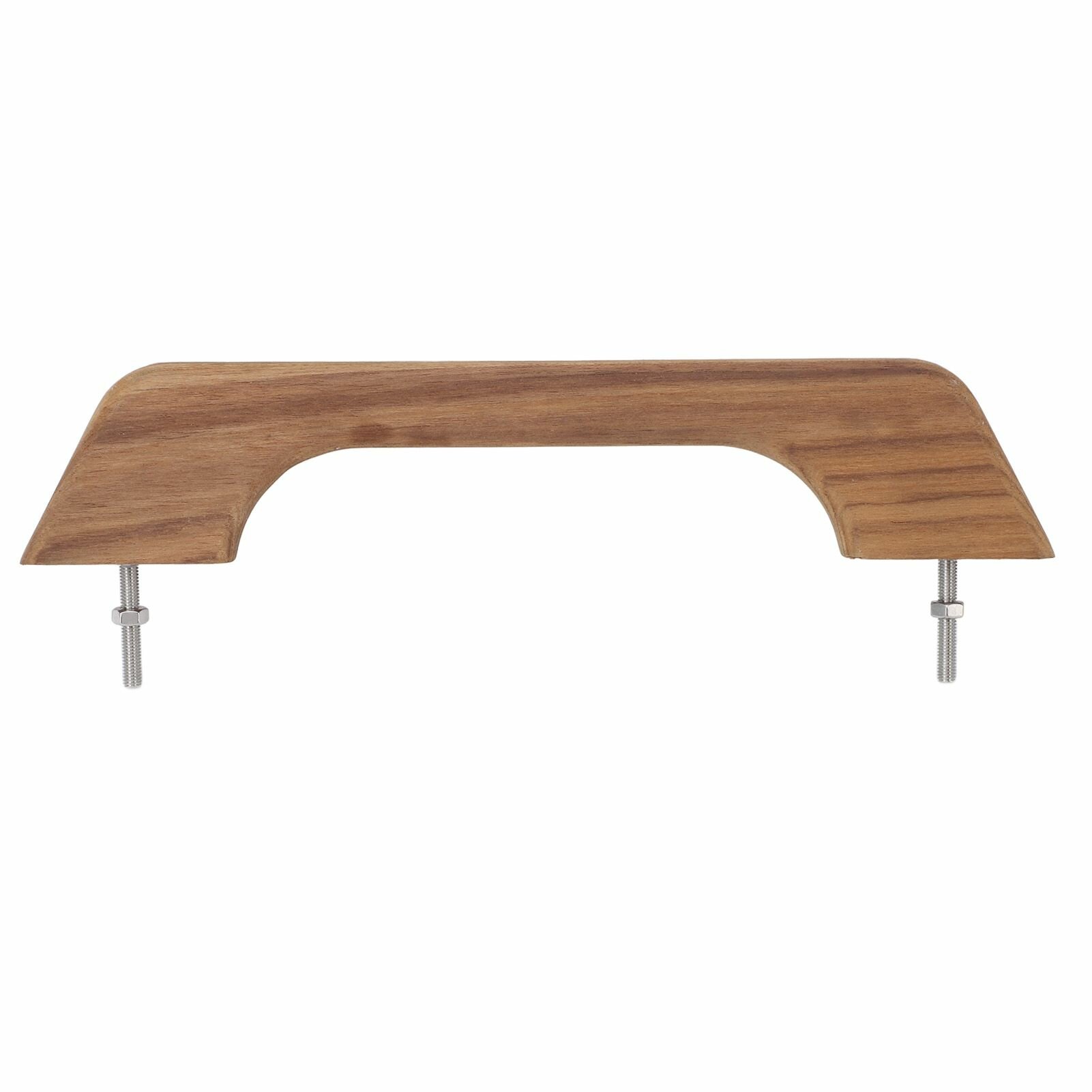 12-дюймовый тиковый поручень с одинарной петлевой ручкой, эргономичный, устойчивый к погодным условиям, деревянный, для морского применения, автодомов, лодок. Аксессуары для подлокотников.