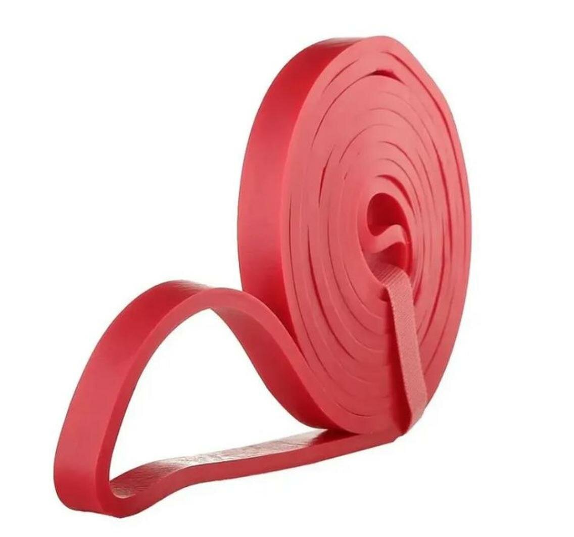 MILENI Резинка для фитнеса, длина 208 см, ширина 13 мм, красный
