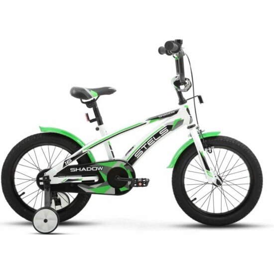 Детский велосипед Stels 16" Shadow VC Z010 Белый/зеленый 2024