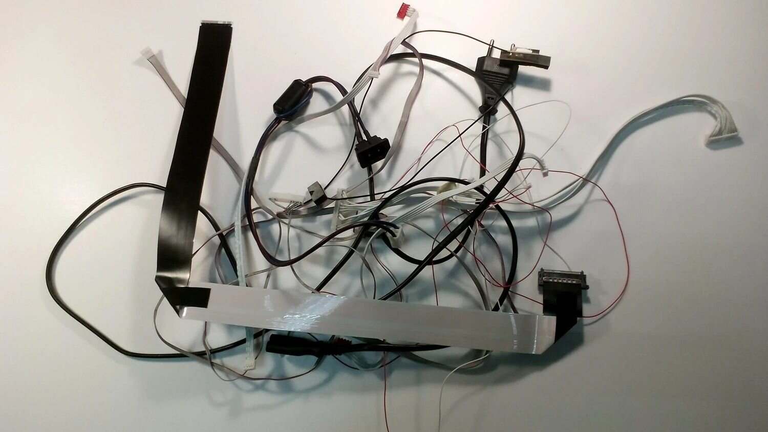 LVDS + Комплект шлейфов + Кабель питания 2 pin для Lc-49Cug8052E Lcd Телевизор Sharp Шлейф арт. 8771