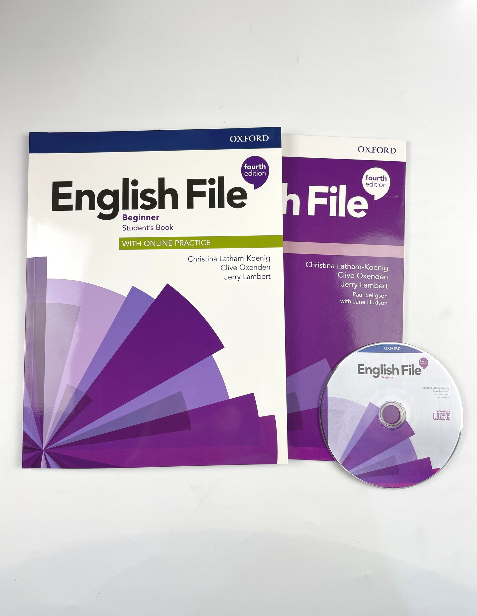 English file Beginner (4th edition) Student's Book + Workbook +DVD