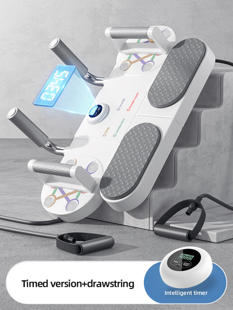 Тренажер для упражнений на планке, многофункциональное домашнее фитнес-оборудование, стойка для отжиманий, тренажер для силовой тренировки, тренажер для укрепления мышц груди.