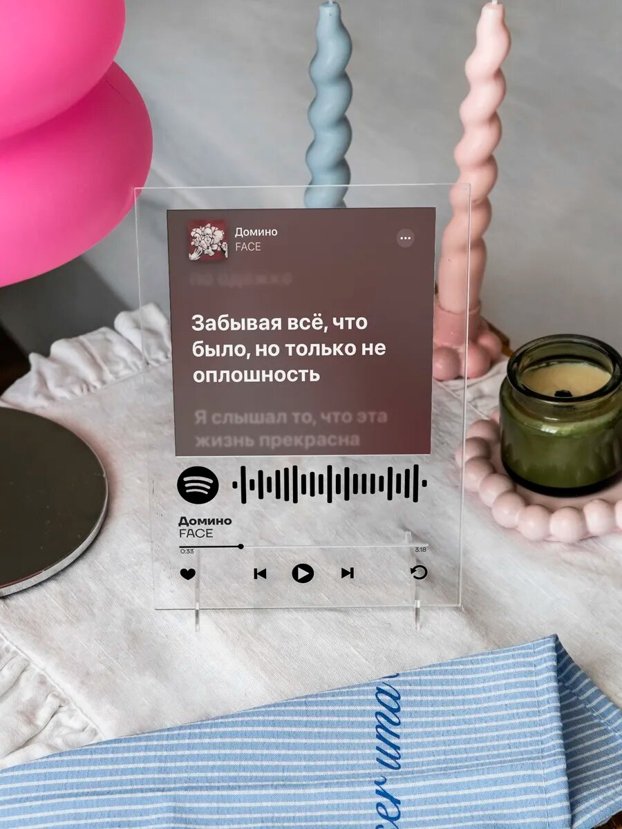 Spotify постер FACE домино — фото 1