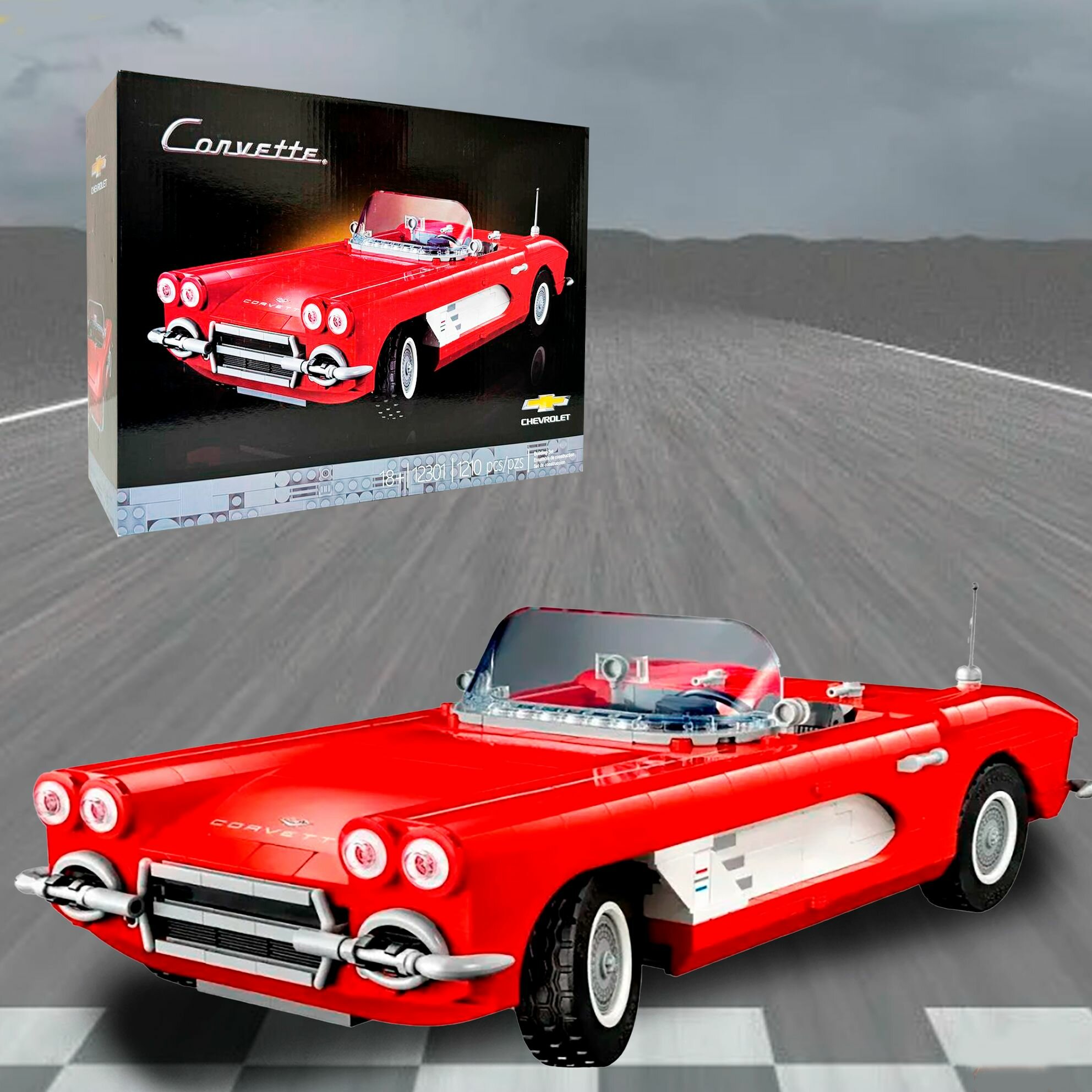 Конструктор Шевроле Корвет 1210 деталей