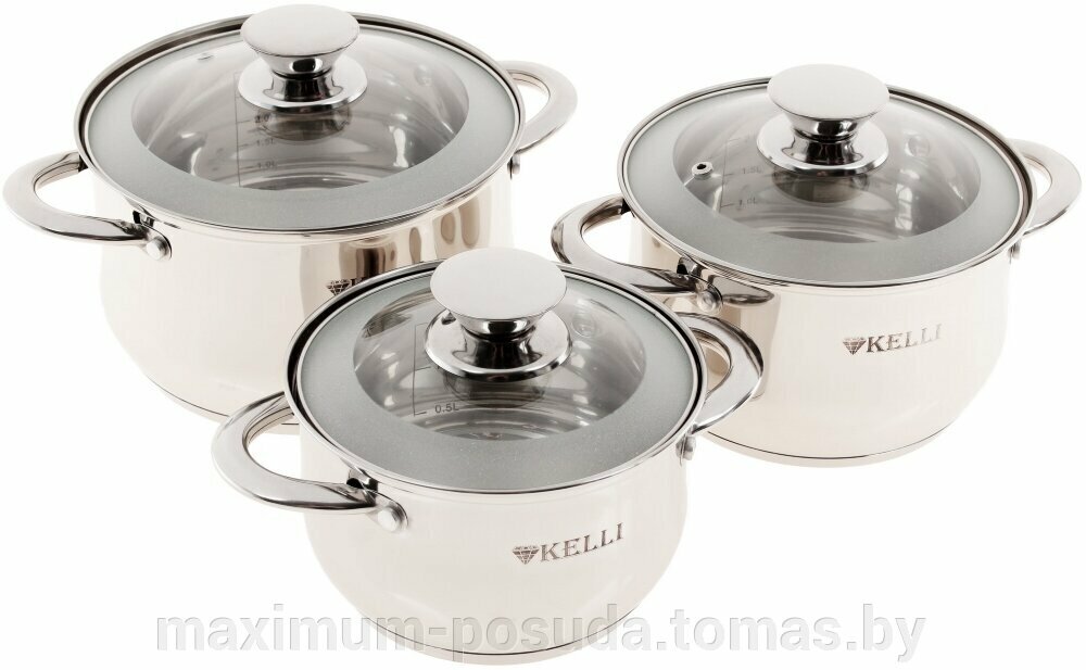 Набор кастрюль KL-4247 6 предметов