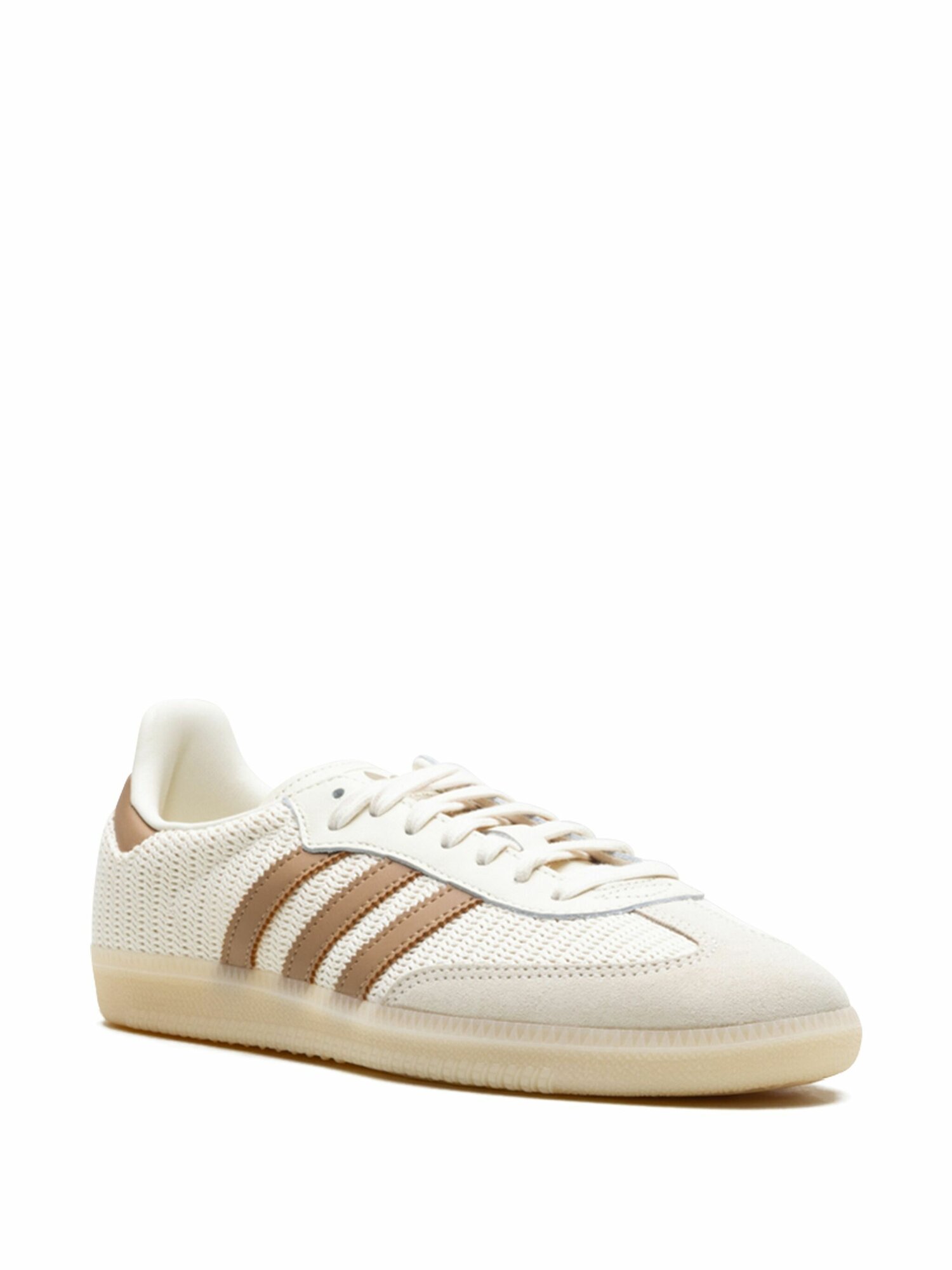 Кроссовки adidas Samba OG, размер 6,5 US, белый/коричневый — фото 1