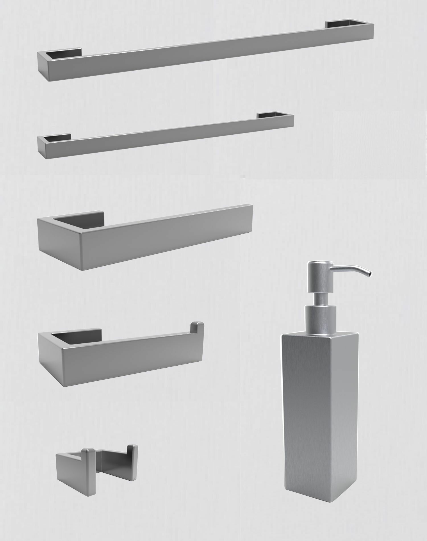 Держатель для полотенец хромированный 50см