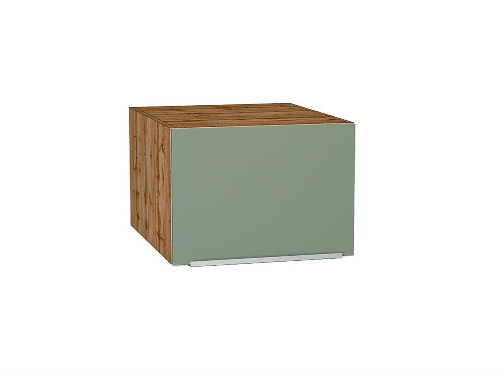 VVT Шкаф верхний горизонтальный глубокий Фьюжн Дуб Вотан, Silky Mint, 500