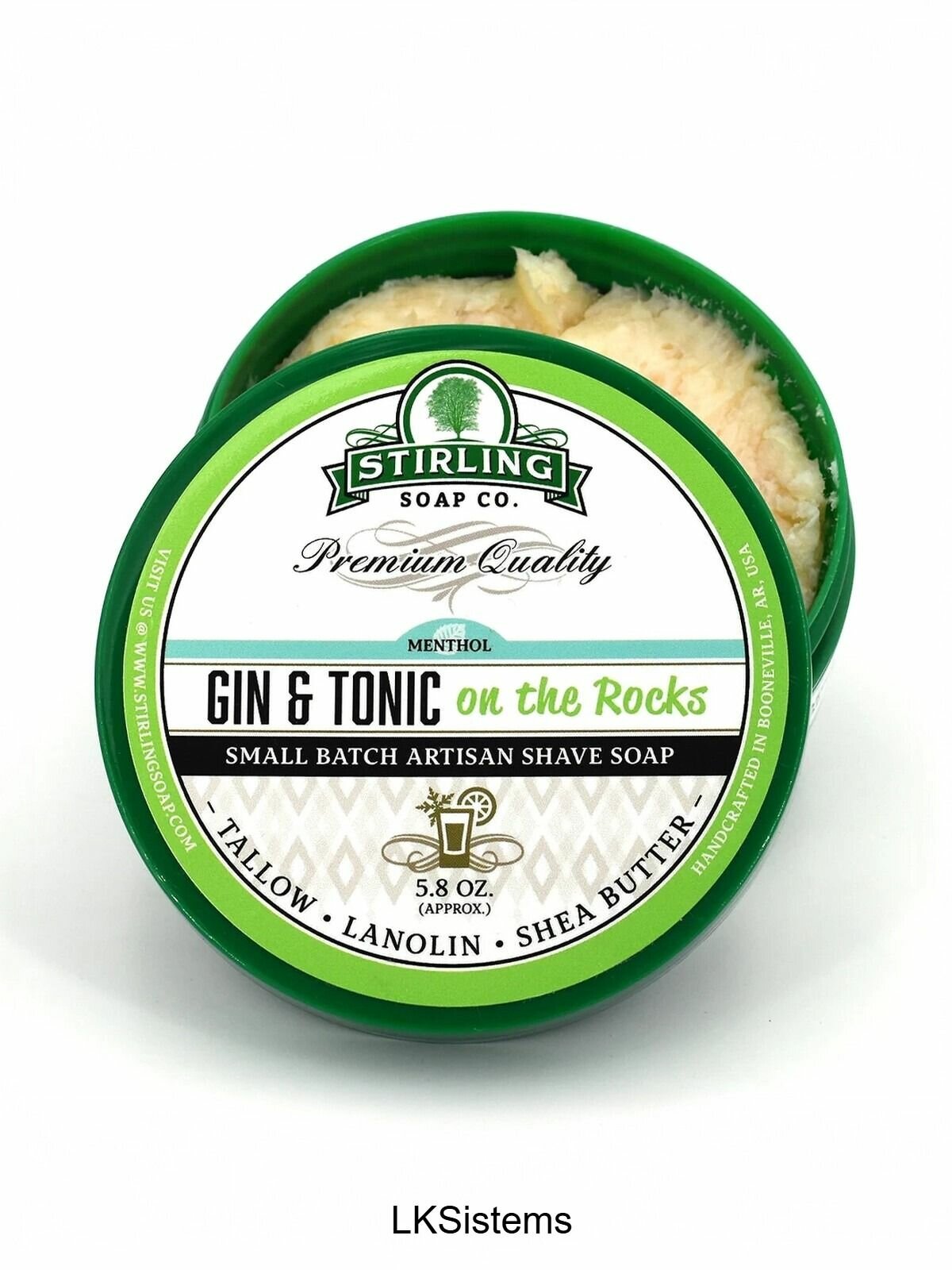 Stirling Мыло для бритья Gin & Tonic on the Rocks