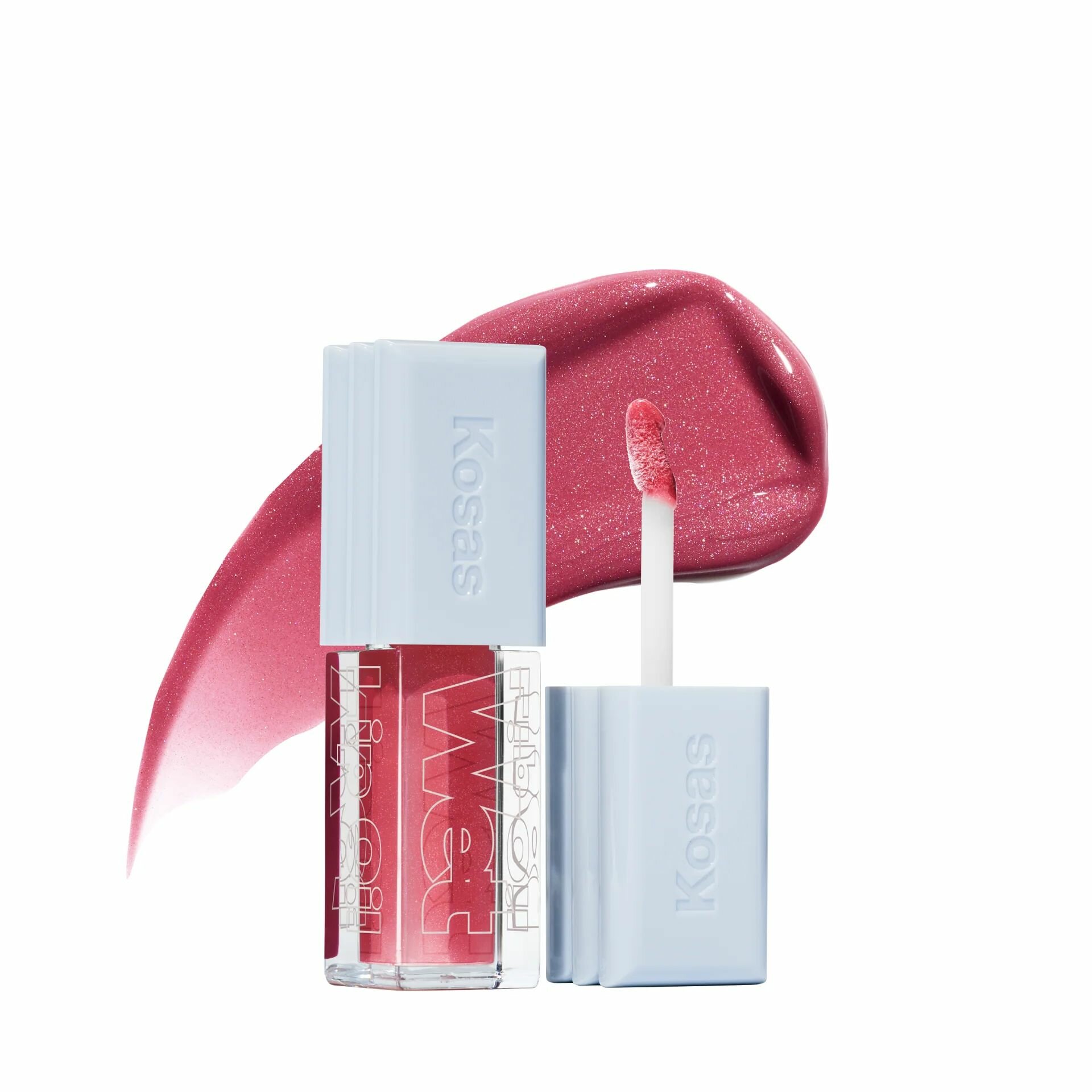 KOSAS Блеск масло для губ Wet Lip Oil Gloss, 4.6 мл, Malibu Surfy Pink