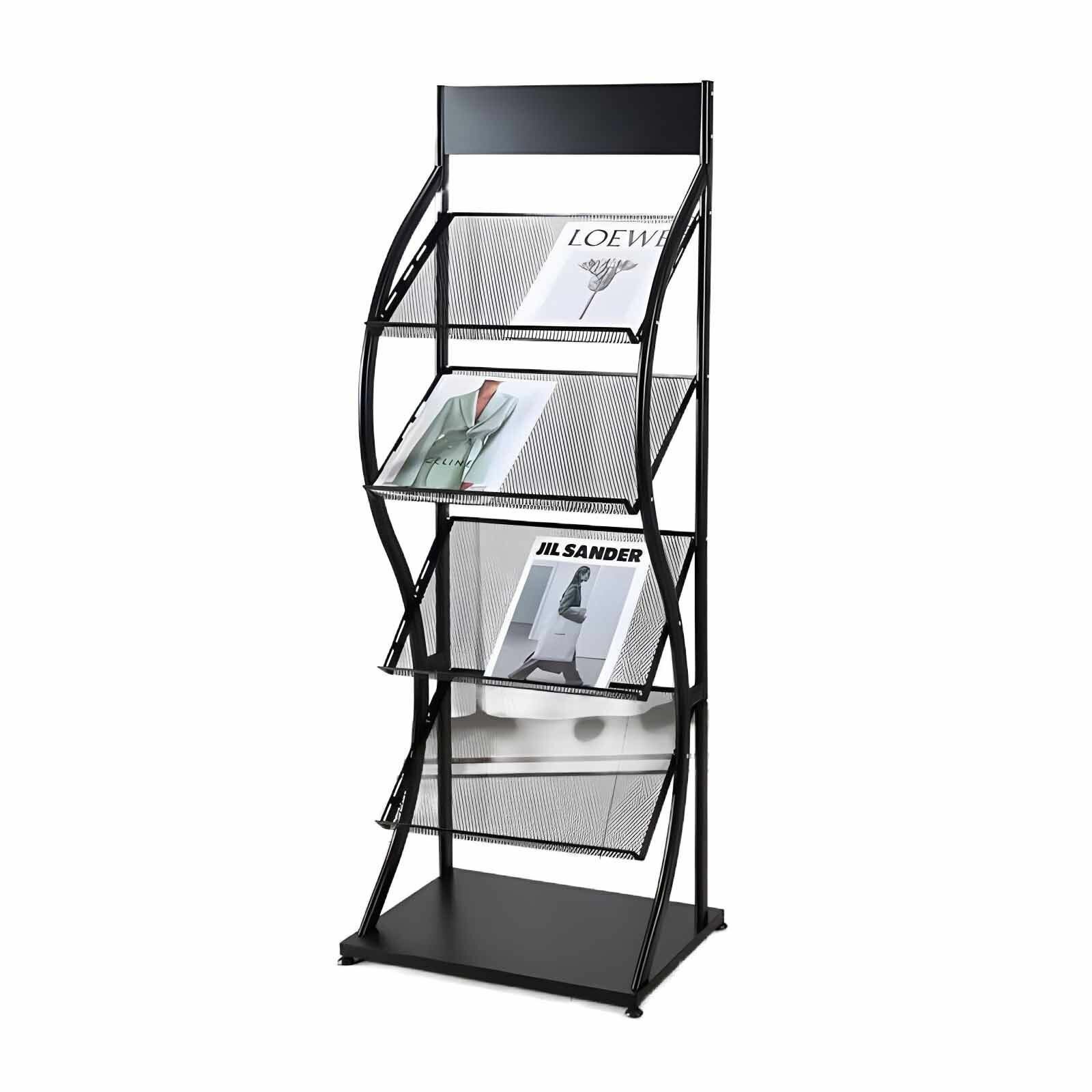 Стеллаж для журналов "Fashion Magazine Rack", ABS пластик, съемный, 50х31х142см