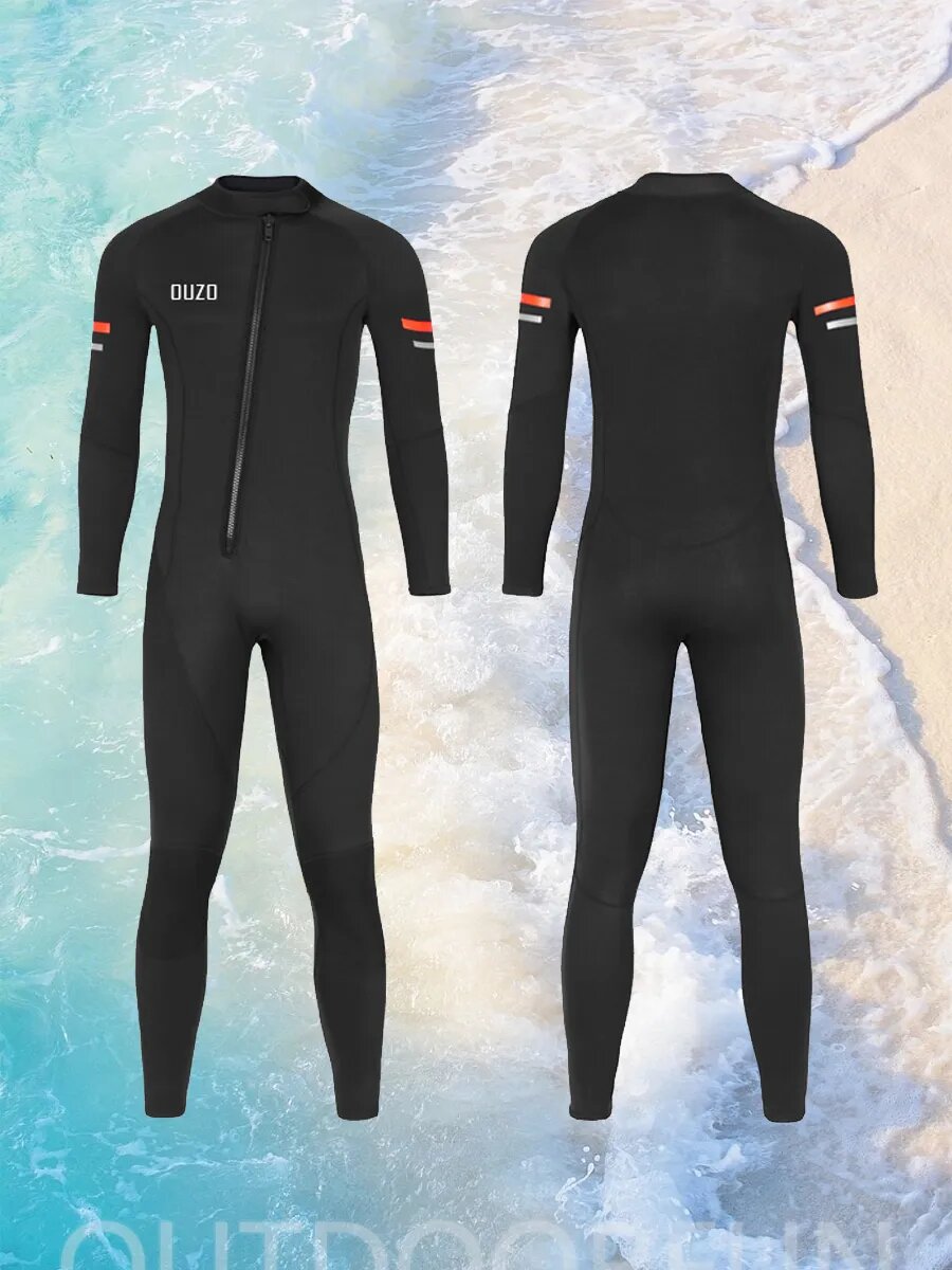 Мужской водолазный костюм из неопрена толщиной 3 мм