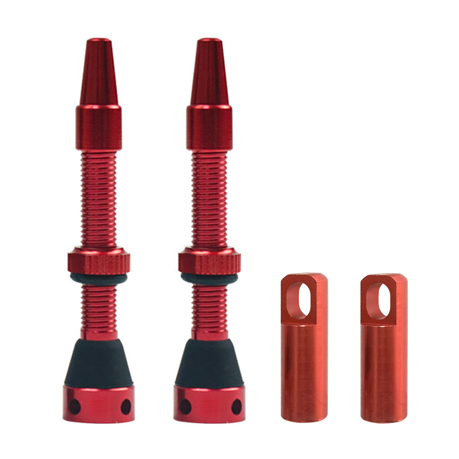 2 шт. алюминиевых сплавных ниппелей Presta для велосипедов, вакуумных ниппелей для горных и шоссейных велосипедов.