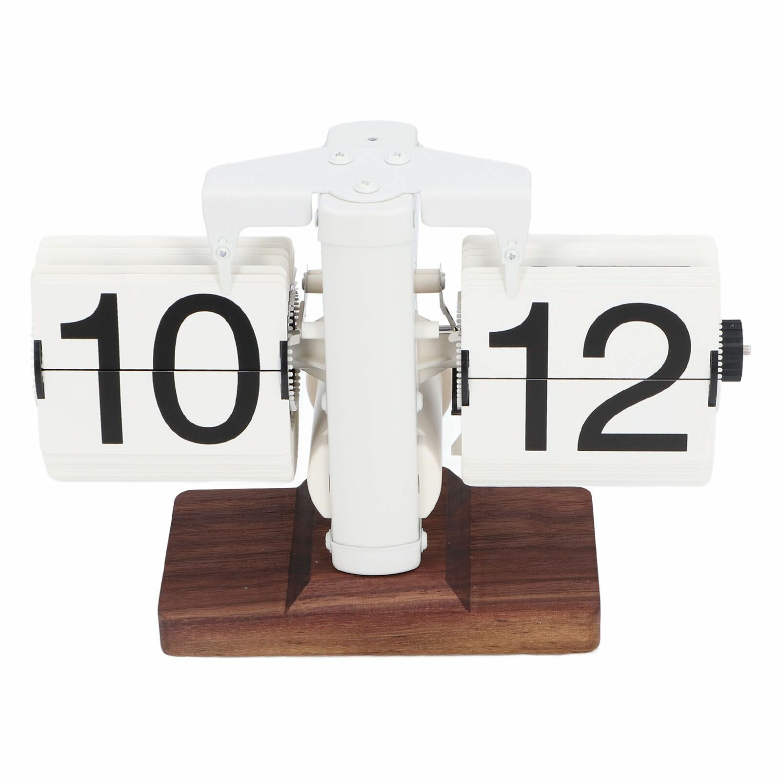 Ретро механические часы с переворотом, стиль минимализм, белый, для гостиной и офиса, 304 нержавеющая сталь