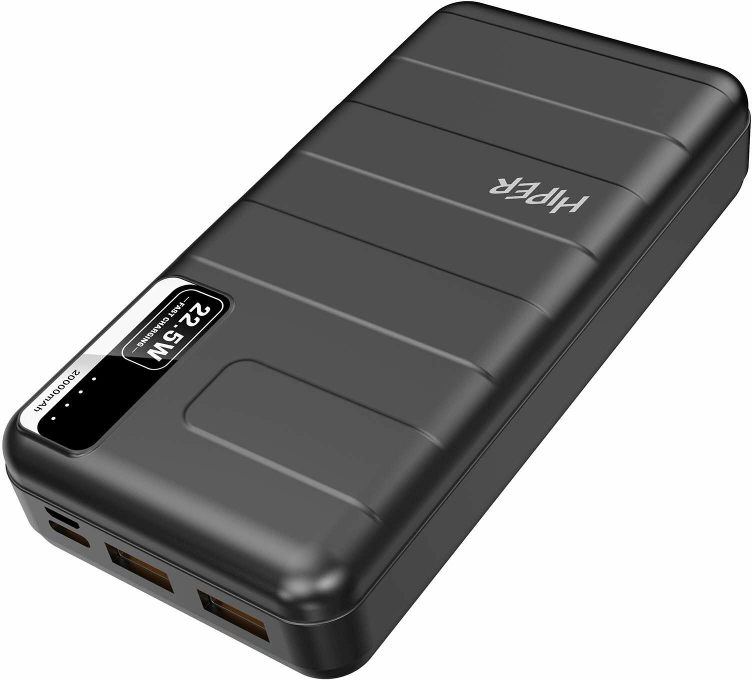 Внешний аккумулятор Hiper STX20000 20000mAh 2xUSB-A/USB-C черный