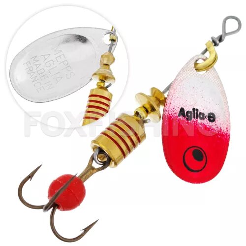 Блесна вращающиеся Mepps Aglia E №1 3,5 гр AG/ROUGE