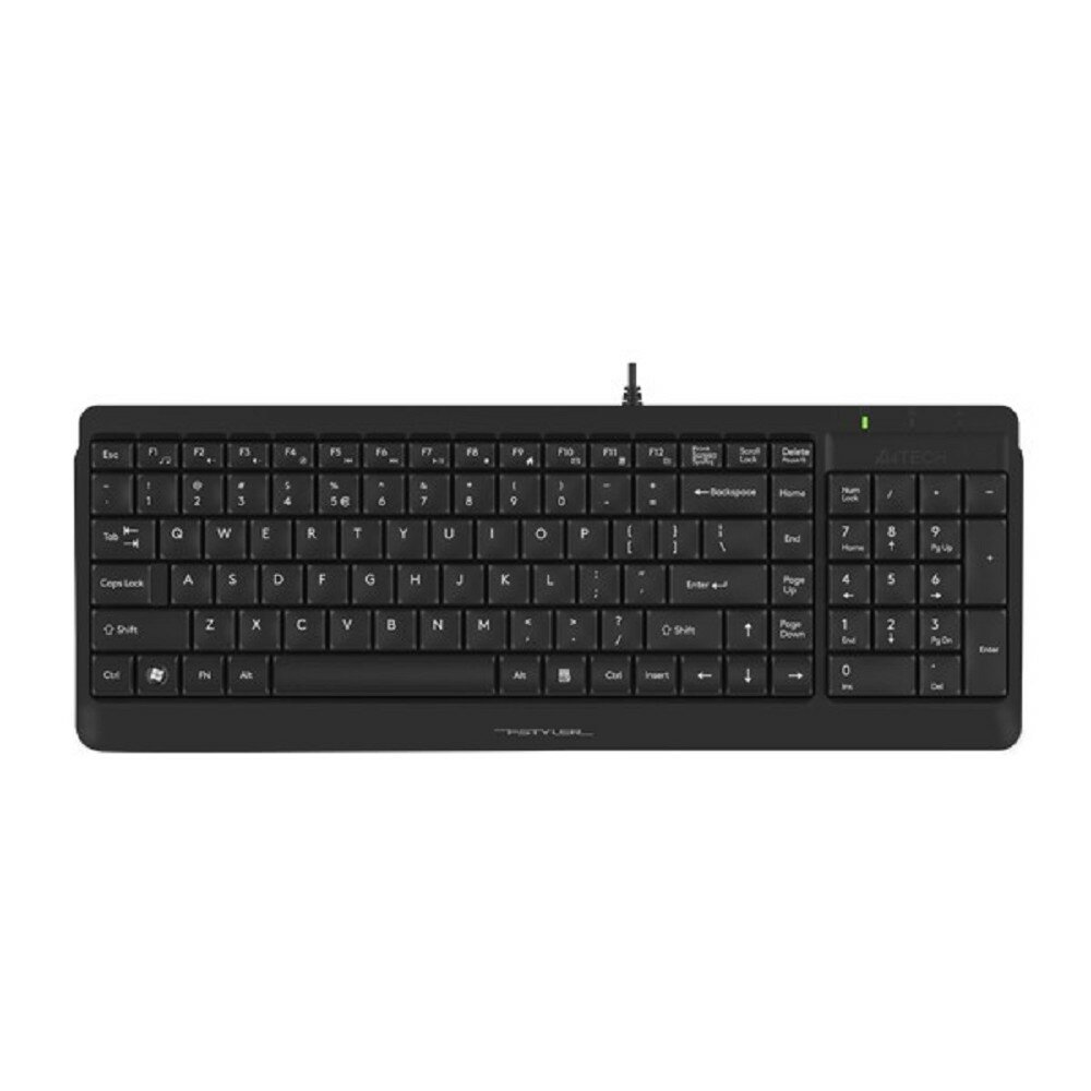 A4Tech Клавиатура Fstyler FK15 черный USB FK15 BLACK
