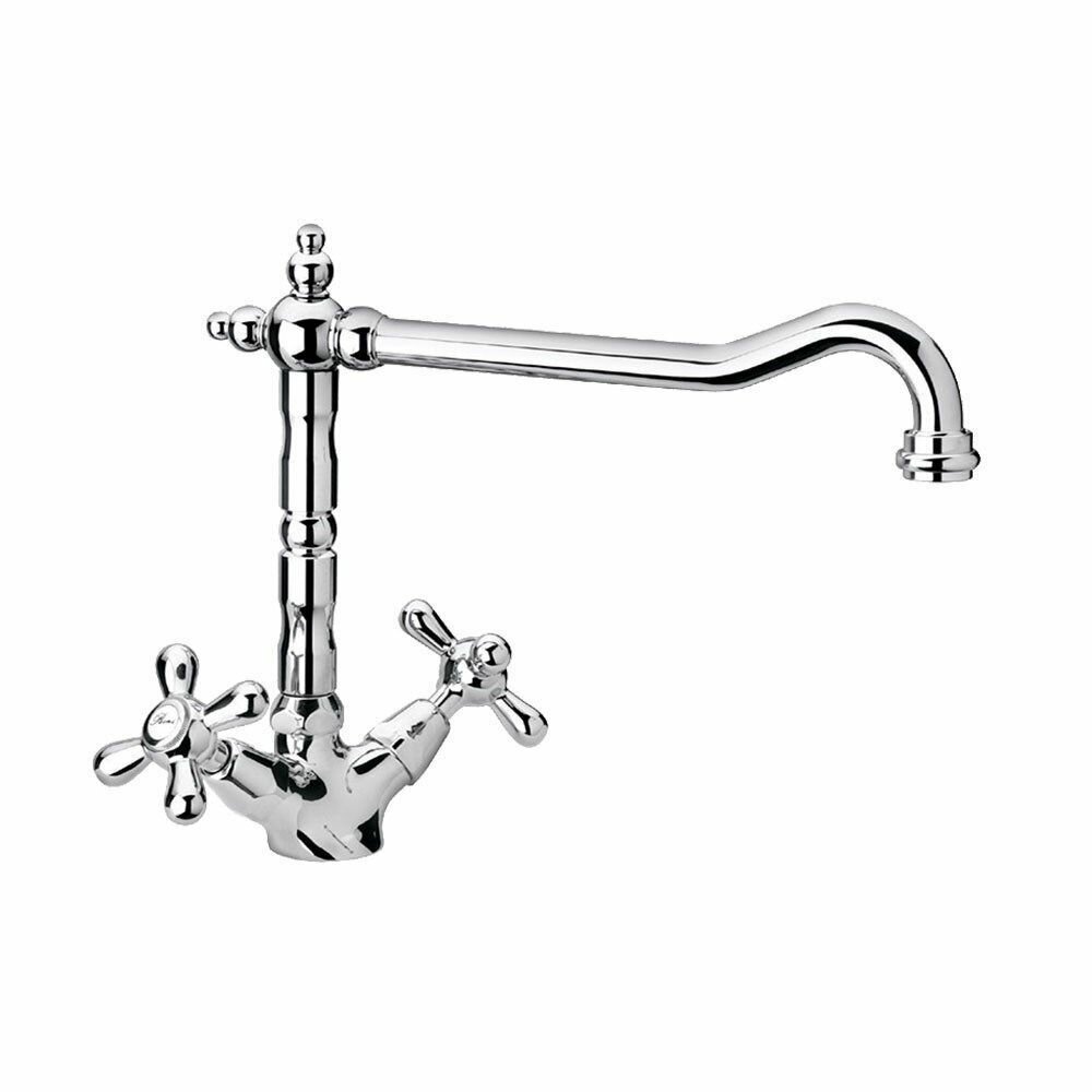 Cмеситель Paini Monaco 08GLCRRW57BW0BMULMBQKMMC для кухонной мойки, хром