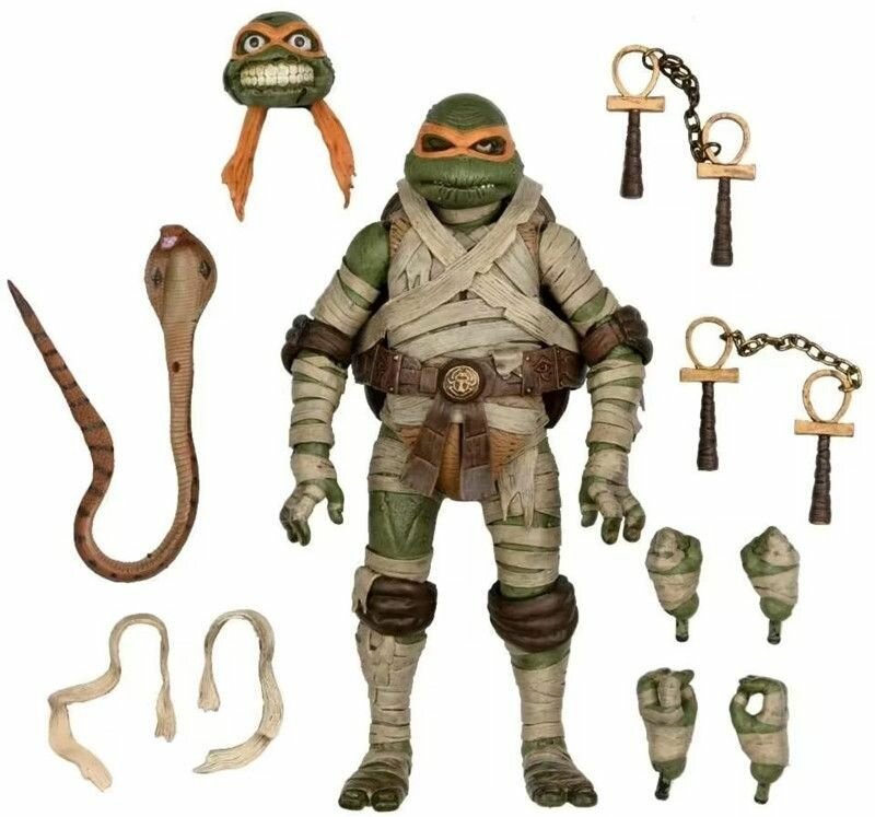 Teenage Mutant Ninja Turtles/Фигурка-NECA Черепашки-ниндзя /Черепашки-ниндзя-мутанты-Мумия 18cm(коробка)