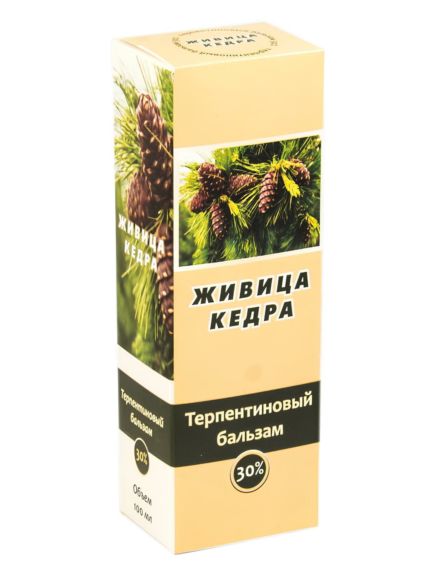 Живица кедра 100 мл (30% терпентиновый бальзам) от «староверъ»