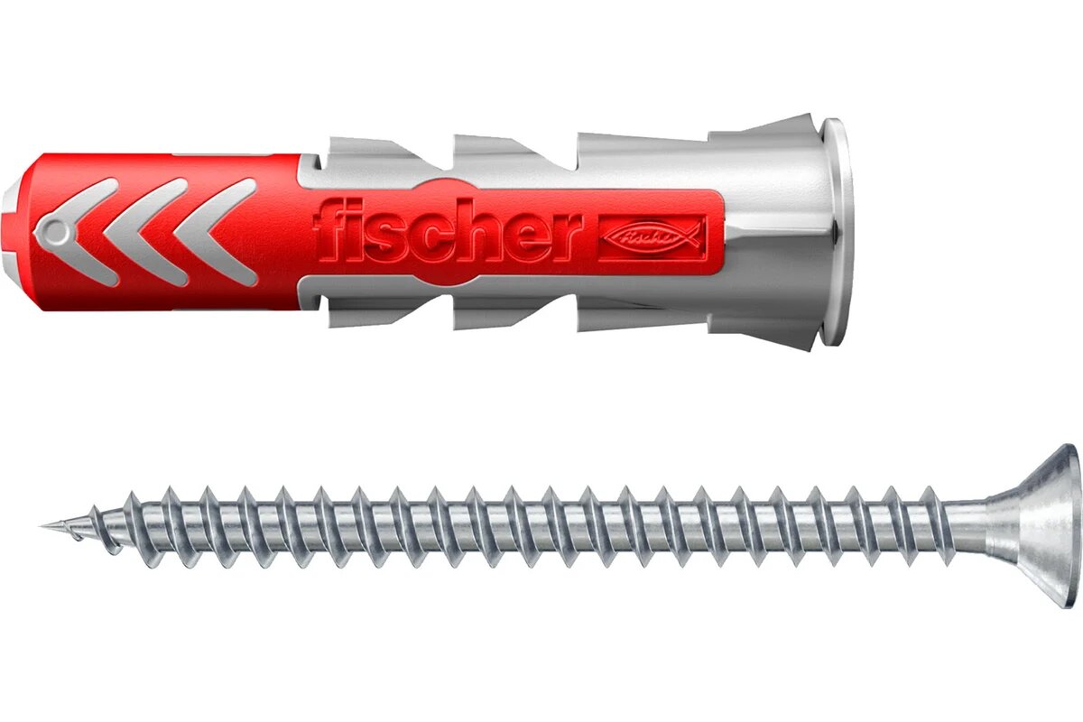 Fischer DUOPOWER 8x40 Дюбель с шурупом 50 шт 577281 набор для крепления в бетоне