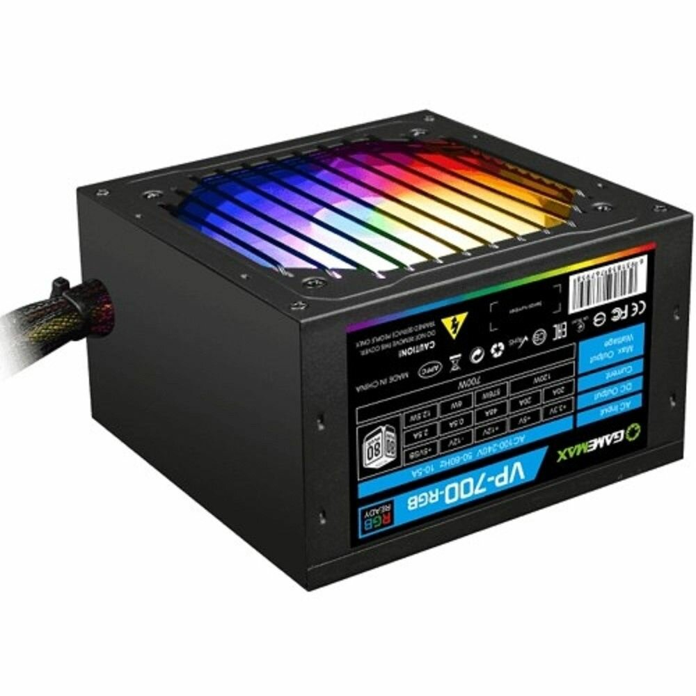 GameMax Блоки питания Блок питания ATX 700W VP - 700 - RGB 80+, Ultra quiet