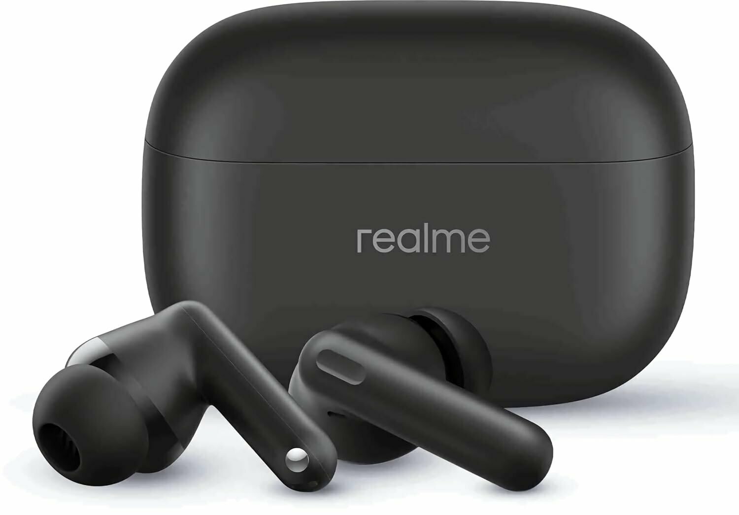 Беспроводные наушники realme Buds T310 черные, шумоподавление ANC, Bluetooth 5.4, влагозащита