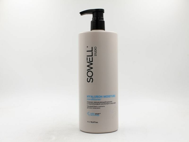 Бальзам для волос SOWELL Hyaluron Moisture, глубоко увлажняет, 1 л