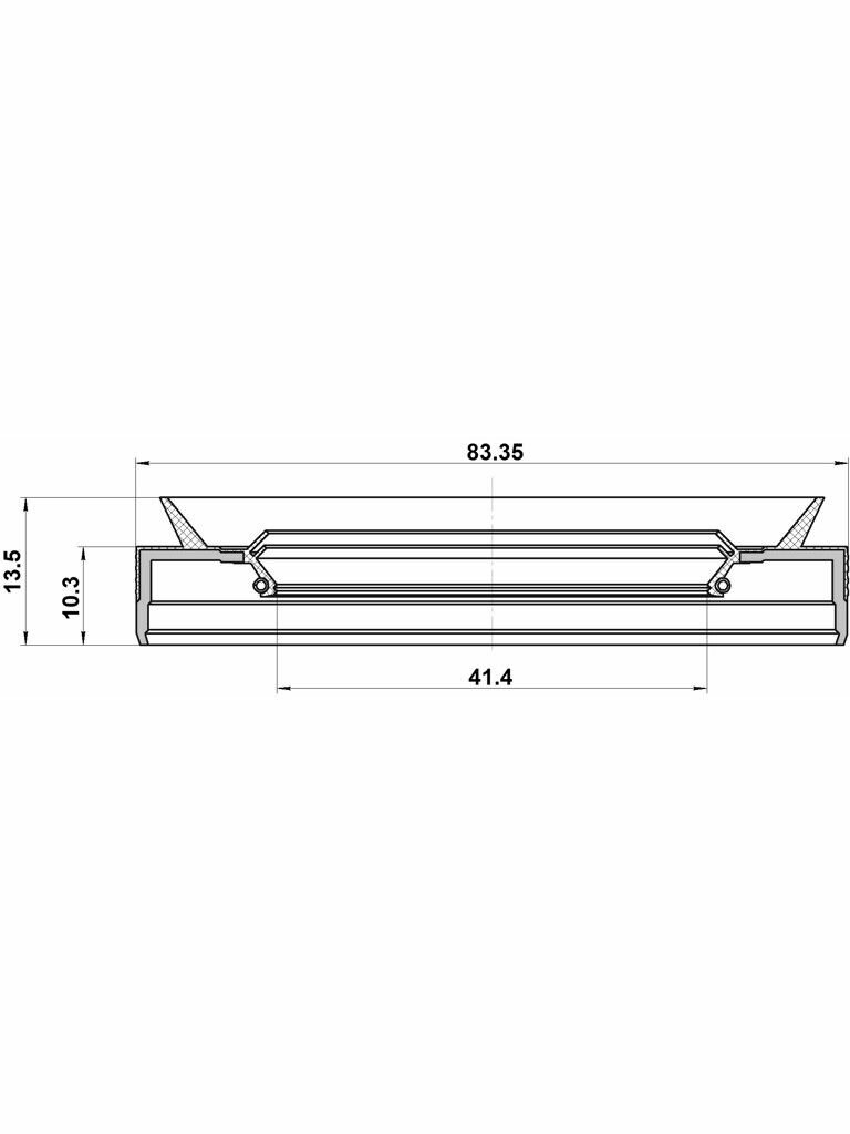 Сальник привода 41.4x83.35x10.3x13.5 для автомобилей JEEP 95PEY-43831014L FEBEST