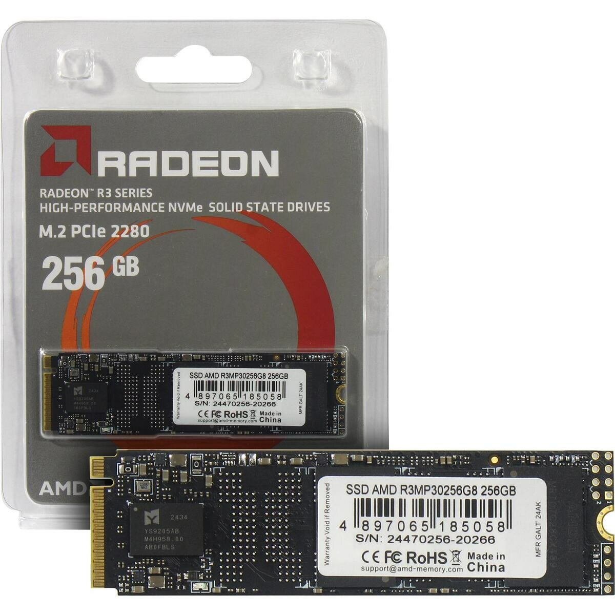 SSD 256 Gb M.2 2280 M AMD Radeon R3 3D TLC