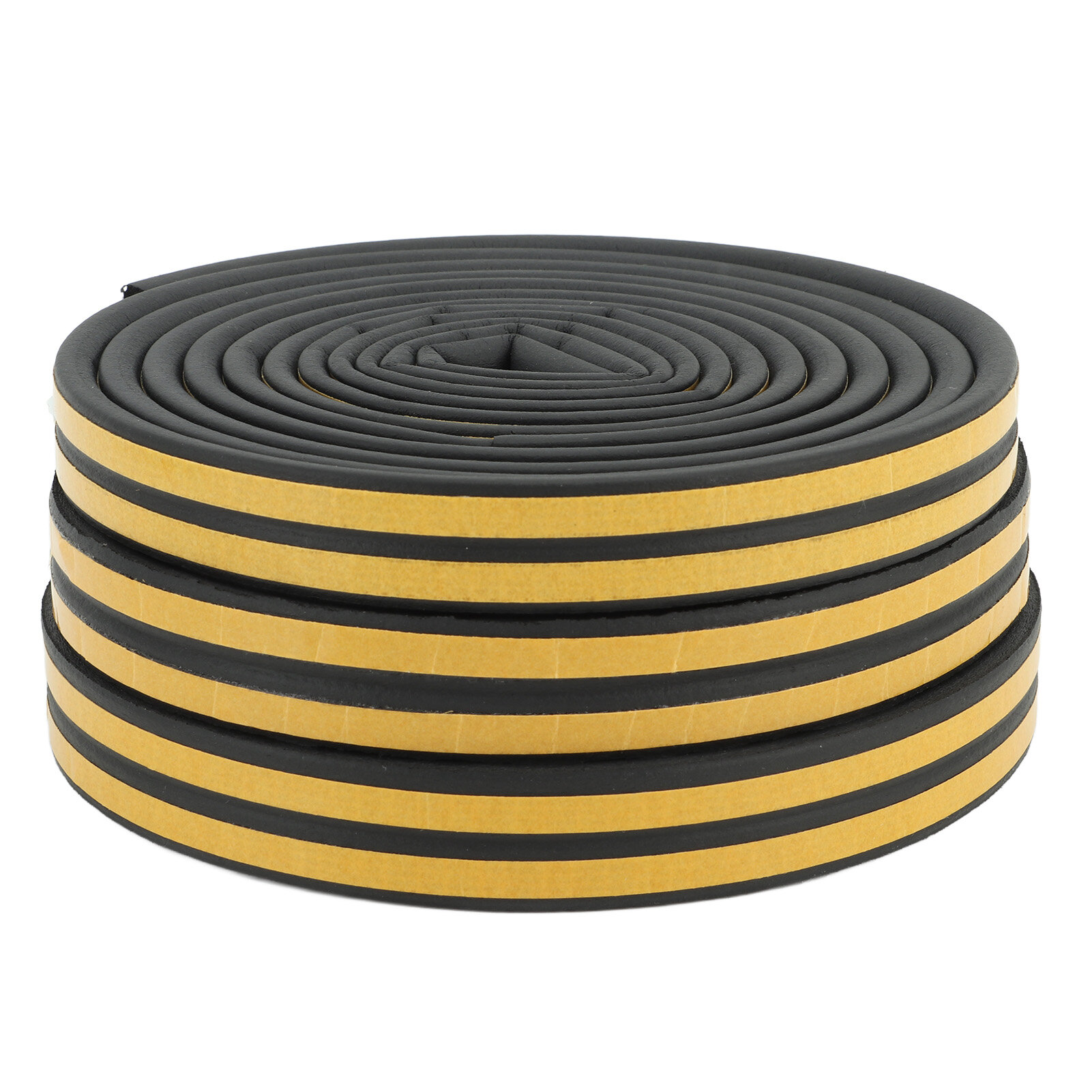 Шумопоглощающая самоклеящаяся уплотнительная лента для дверей, гаражей и окон, 3 шт, толстая, теплоизолирующая, размером 9 х 6 х 3000 мм, из материала EPDM