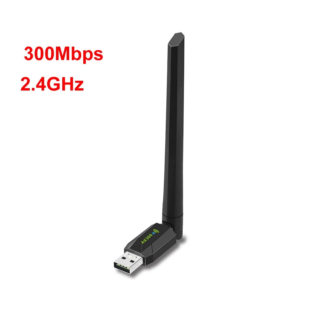 Kebidu 650 Мбит/с двухдиапазонный Wi-Fi адаптер 300Mbps