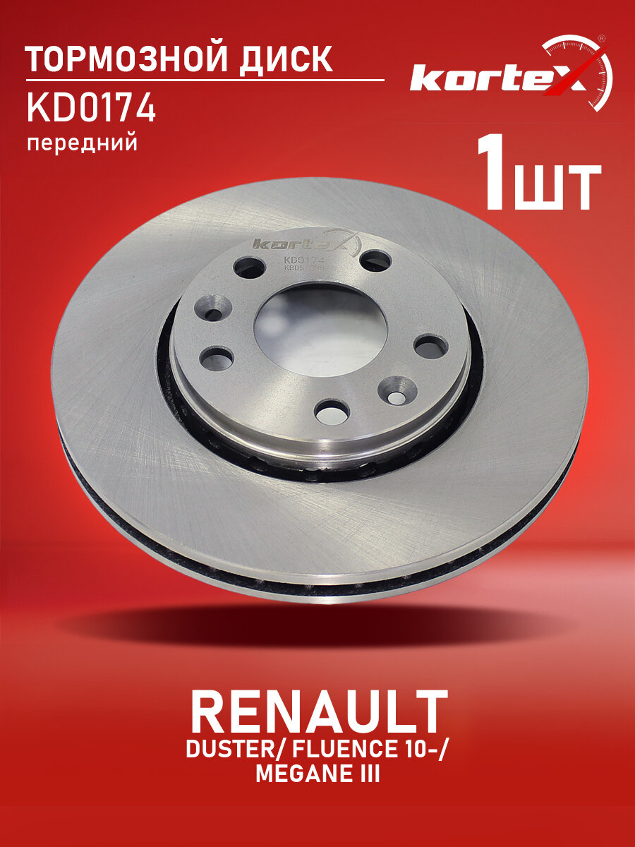 Диск тормозной передний Nissan Ниссан Terrano Террано, Renault Рено Arkana Аркана, Duster Дастер, Fluence Флюенс, Kaptur Каптур, Laguna Лагуна, Megane Меган, Scenic Сценик 402060010R DF6072