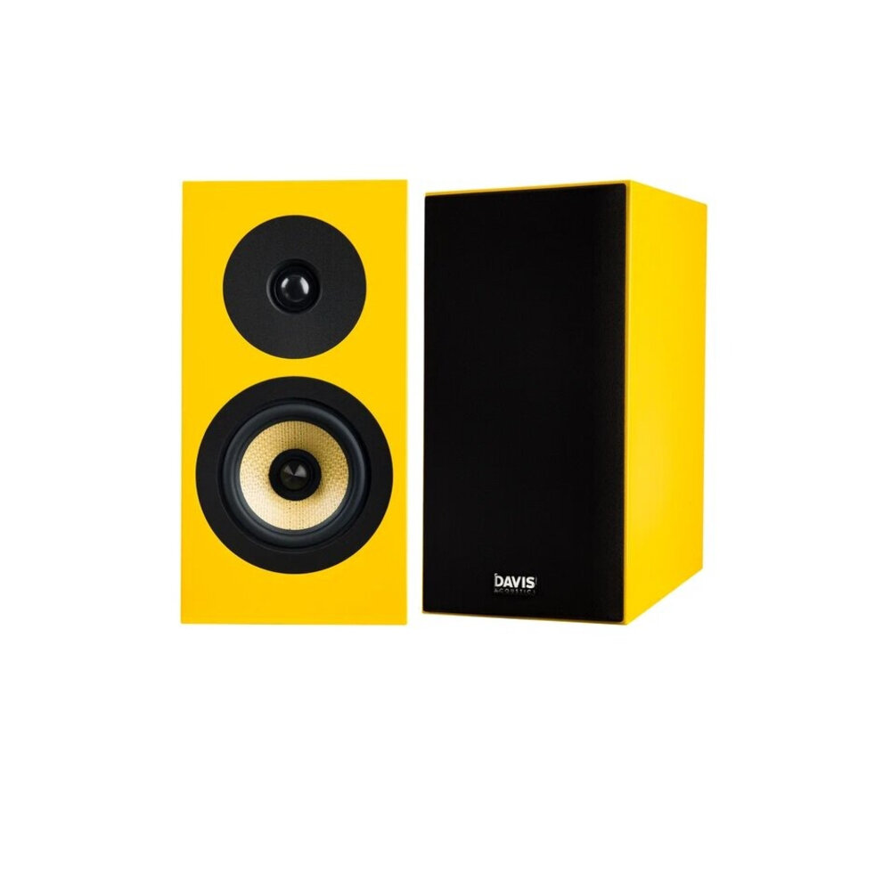 Полочная акустика Davis Acoustics Courbet 3 Yellow Gloss