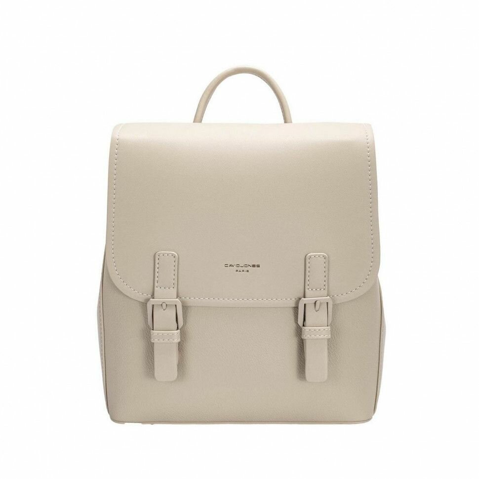 Рюкзак David Jones "Moonstruck" 7547, женский, серый, искусственная кожа, городской стиль