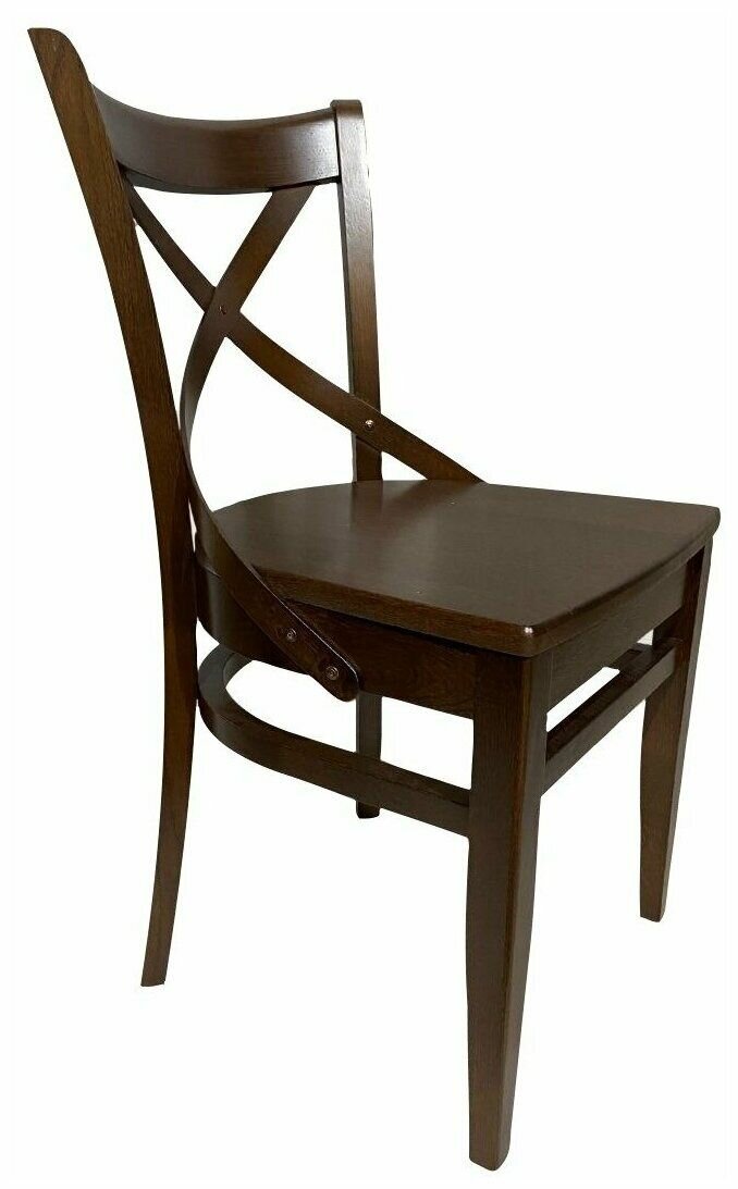 Стул Соло Венский жесткий Орех темный Размеры: Высота 150мм Глубина 200мм Ширина 160мм