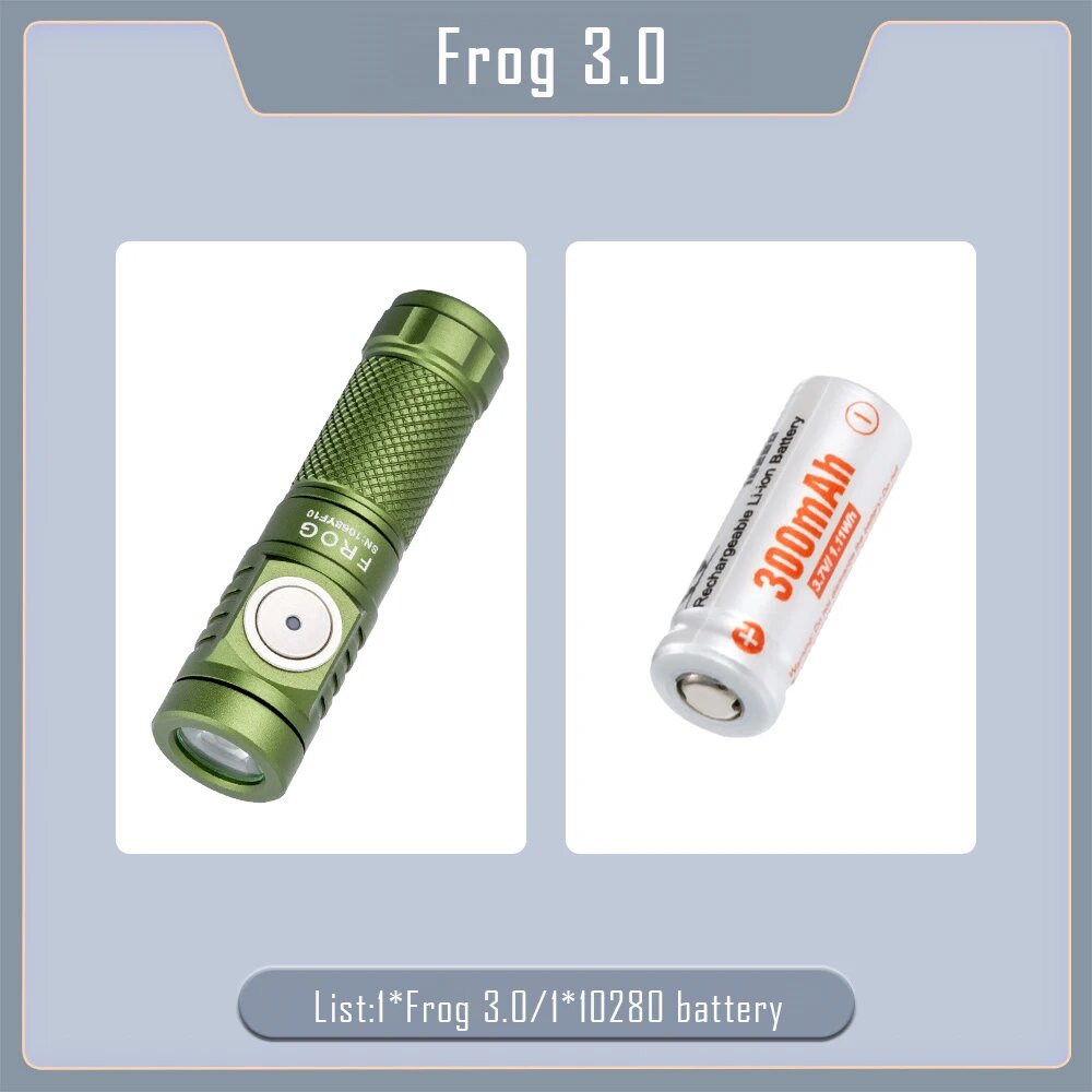 LUMINTOP Frog 985 алюминиевый светодиодный фонарь green 10280 set