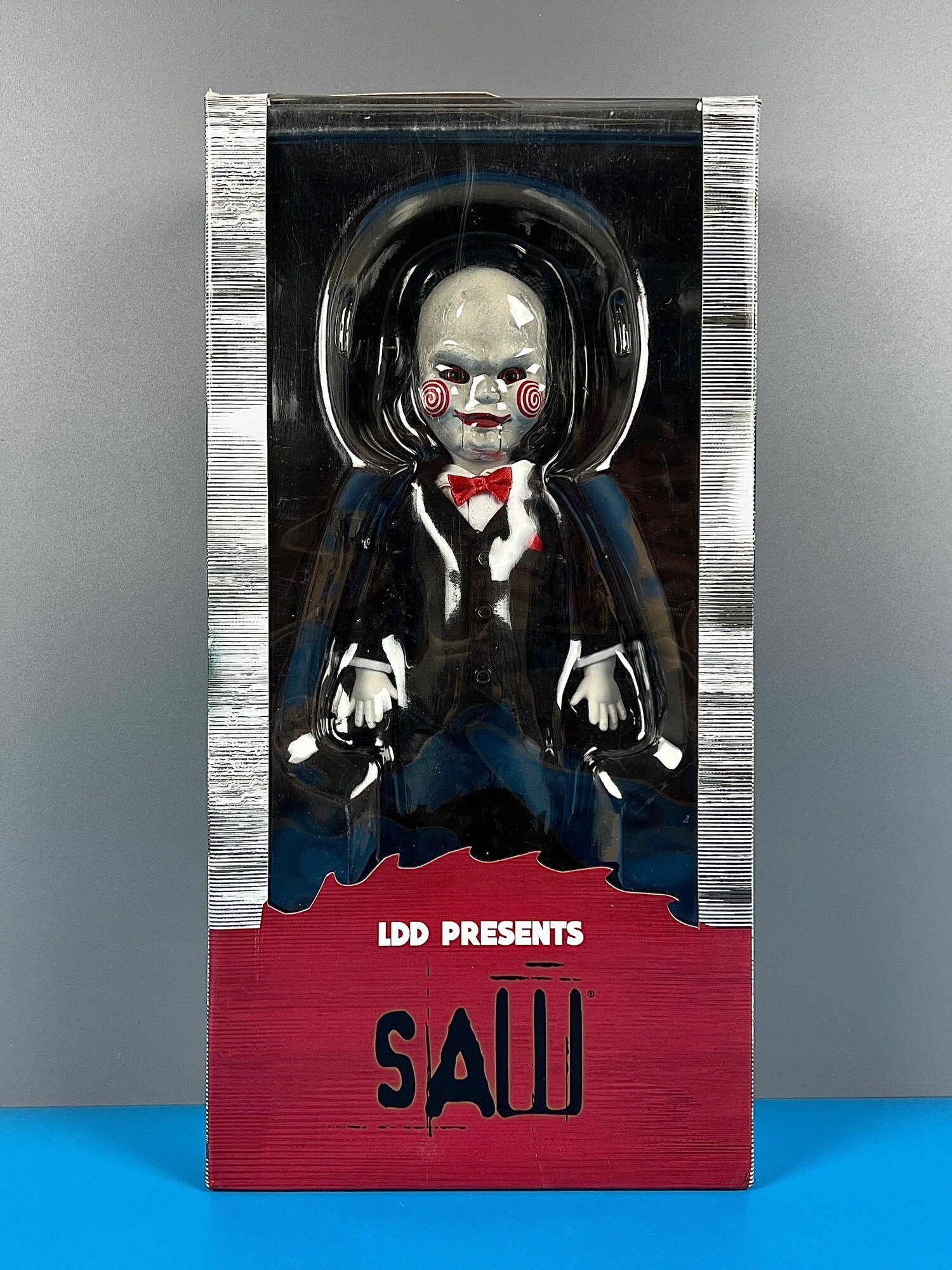 Фигурка Billy The Puppet, Saw / Оригинал Mezco Toyz, Living Dead Dolls, LDD, 27 см. / Билли, Пила, Живые мертвые куклы