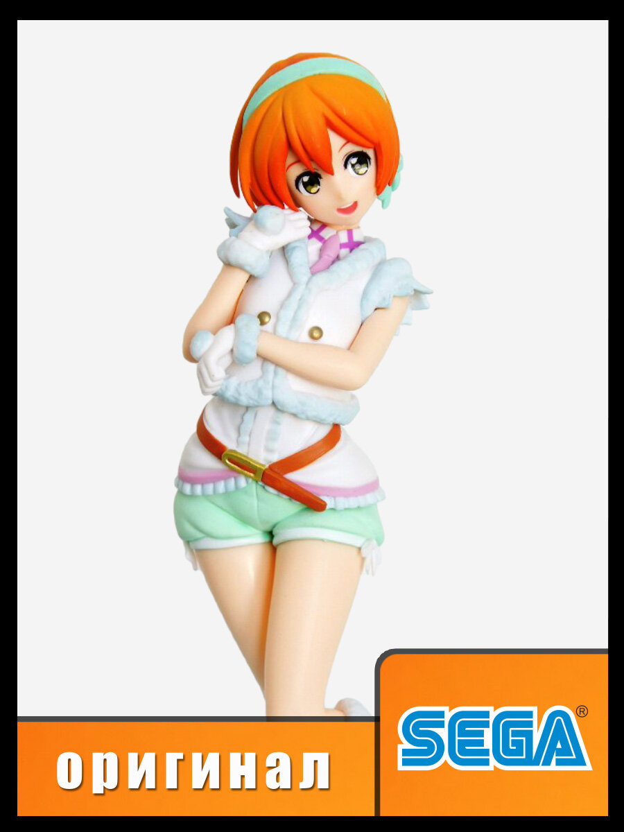 Оригинальная фигурка Rin Hoshizora от Sega из аниме Love Live! / Рин Хошизора «Живая любовь!» 21 см
