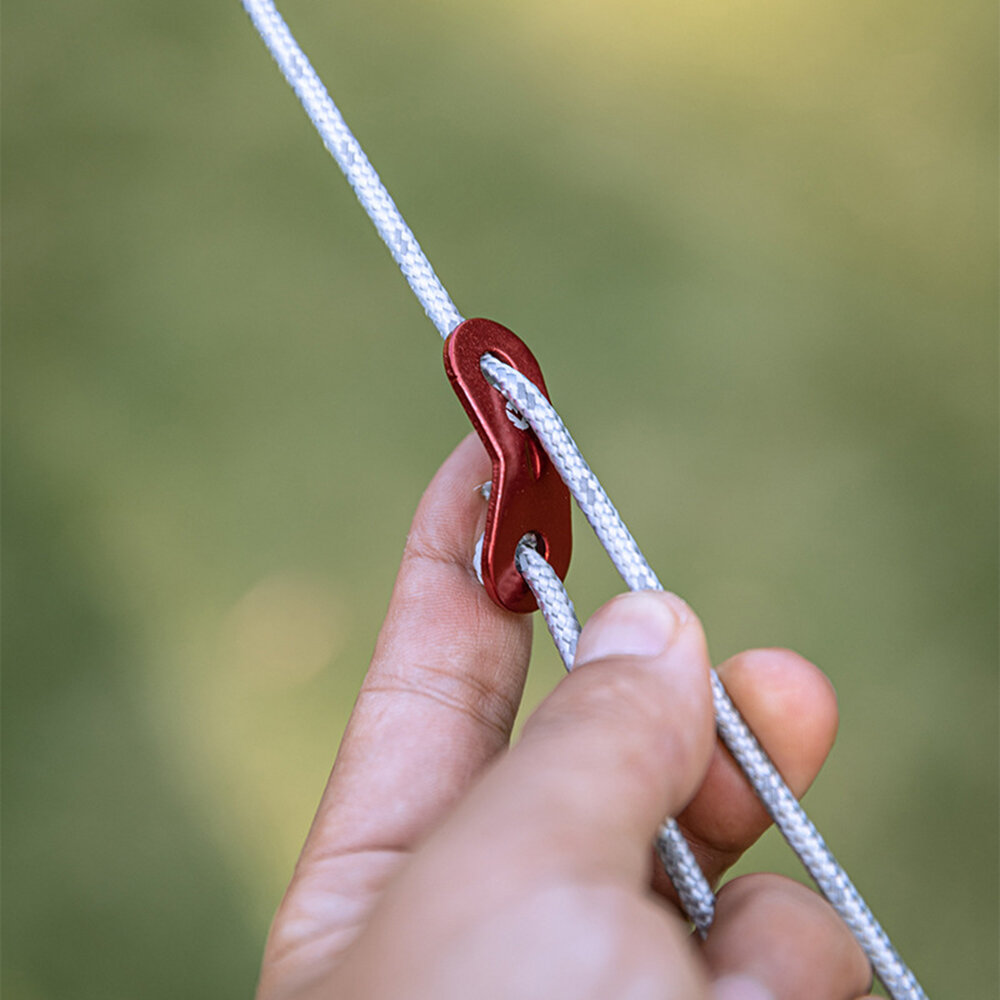 Веревка для палатки на открытом воздухе с натяжителем для палаточного троса, ветрозащитная, высокопрочная, светоотражающая полоса, основной ветровой трос и вспомогательный ветровой трос