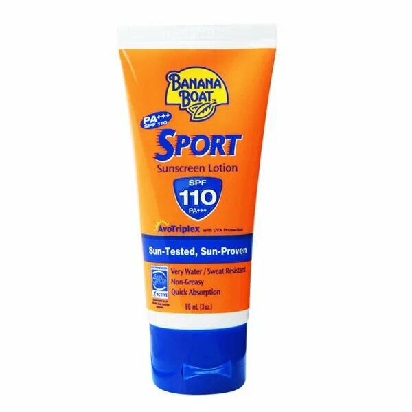 Солнцезащитный крем Banana Boat SPF 110 для всего тела, водонепроницаемый и защищающий от пота, защита от ультрафиолета, 90 мл