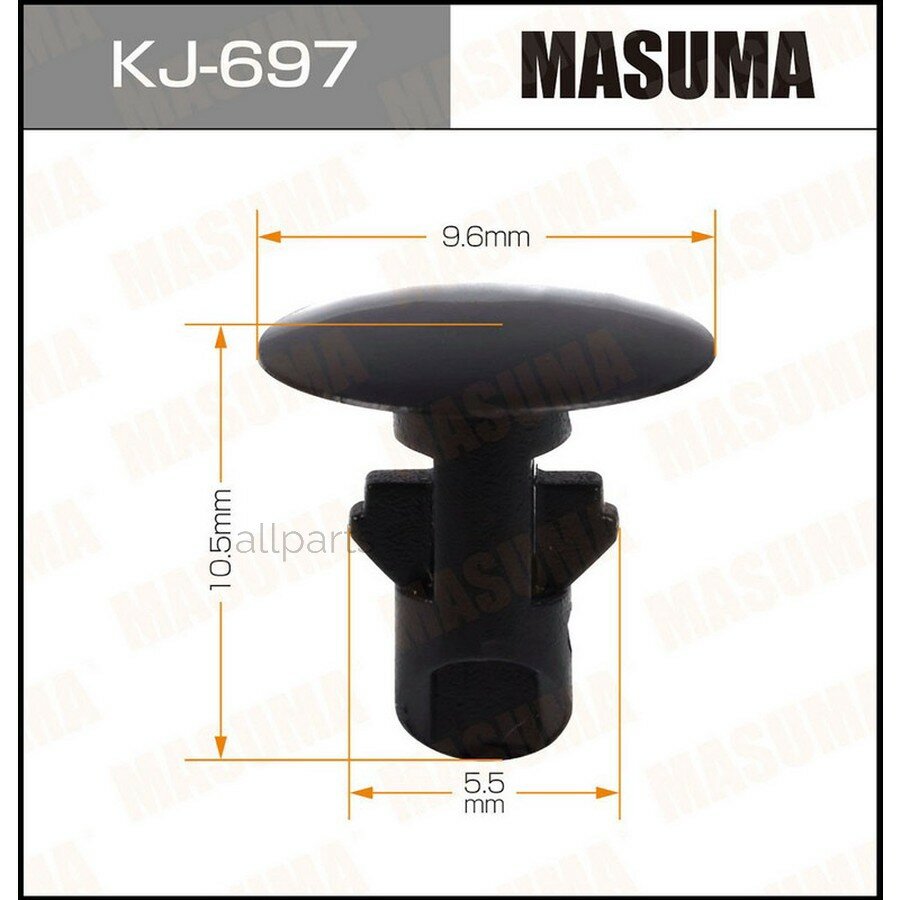 MASUMA KJ697 клипса крепежная 697-KJ